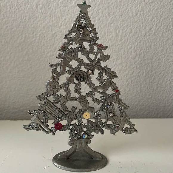 Seagull Pewter | Holiday | Vintage Seagull Pewter Decorated Christmas ...